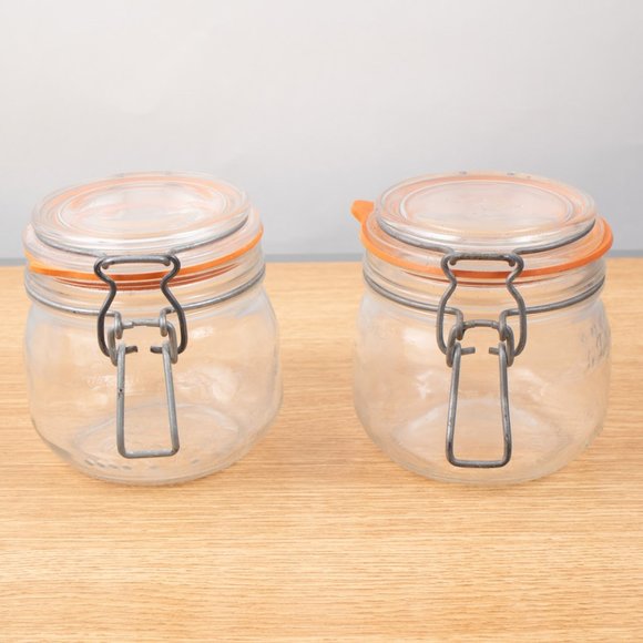 Le Parfait | Kitchen | 2 Le Parfait 5 L Mason Glass Canisters With ...